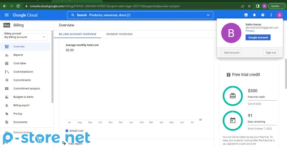 Jual Google Cloud Platform (GCP) Saldo $300 Verified Billing Account ...