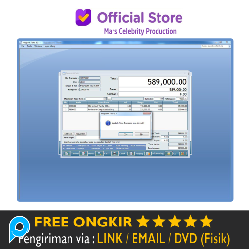 Jual Software Toko IPOS 3 KASIR MINIMARKET SWALAYAN MINIMARKET PENJUALAN DA - P-Store.Net