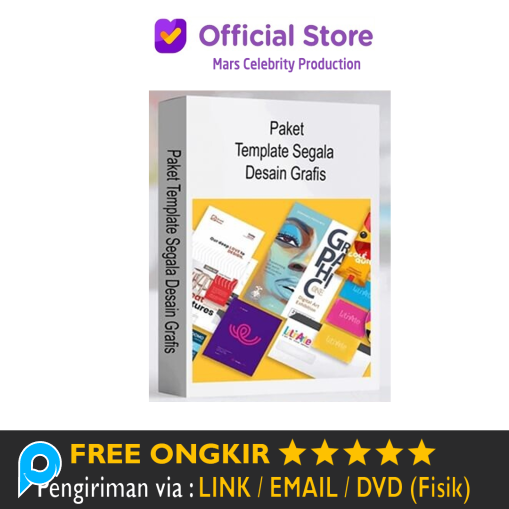 Jual Paket 1000+ Tutorial Desain Cetak Plus Template Undangan Banner Kartu - P-Store.Net
