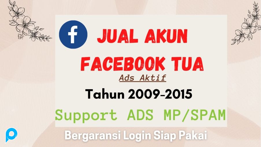 Jual akun facebook tua 2009-2015 Support FB ADS+1bm siap pakai - P ...