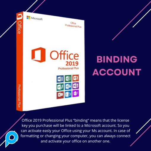 Jual License Office 2019 pro plus bind account for Windows | key office ...