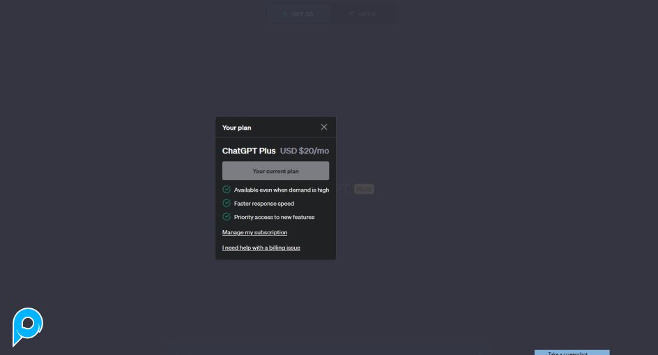 Jual ChatGPT Plus Chat GPT 4 Berbayar (Paid Version) - P-Store.Net
