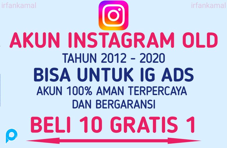 Jual Akun Instagram OLD / Instagram Tua Bisa Untuk Iklan IG Ads (Beli ...