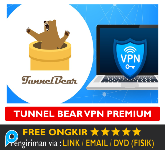 Jual Akun Tunnel Bear VPN Premium TunnelBear VPN iOS Android iPhone Bergara - P-Store.Net