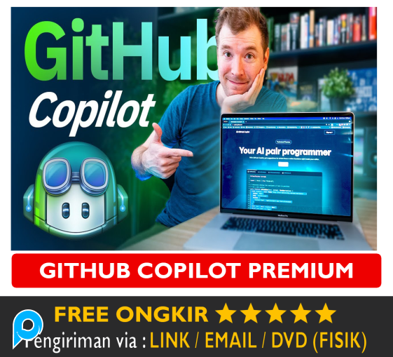 Jual Akun GitHub Copilot Premium Git Hub Co Pilot iOS Android iPhone Bergar - P-Store.Net