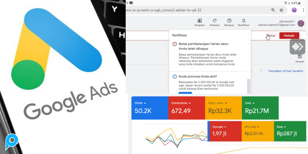 Jual Akun Google Ads Verifikasi Perusahaan Sudah Spending & Remove ...