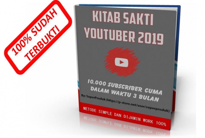 Jual [Kitab Sakti Youtuber] 10K Subscriber dalam Waktu Singkat - P-Store.Net