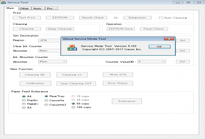 Jual Resetter Canon Service Tools V5103 ST5103 Full Unlimited - P-Store.Net