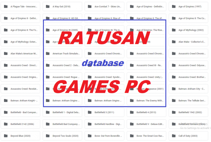 Jual DATABASE GAMES PC - P-Store.Net