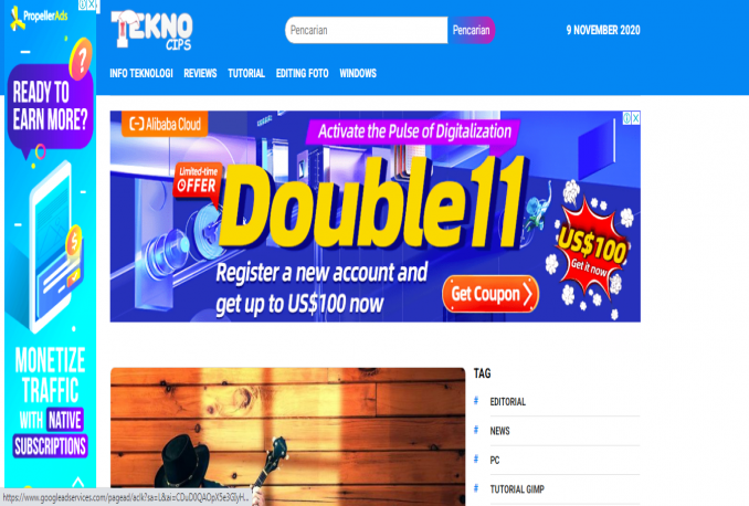 Jual Theme wordpress pro high adsense versi liputan - P-Store.Net
