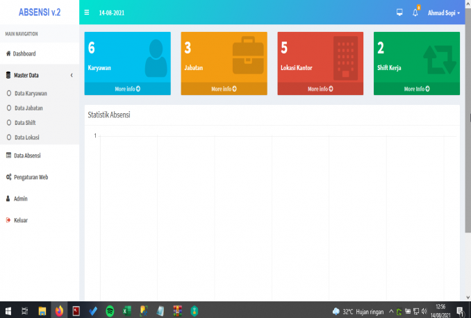 Jual Aplikasi Absen Online - P-Store.Net