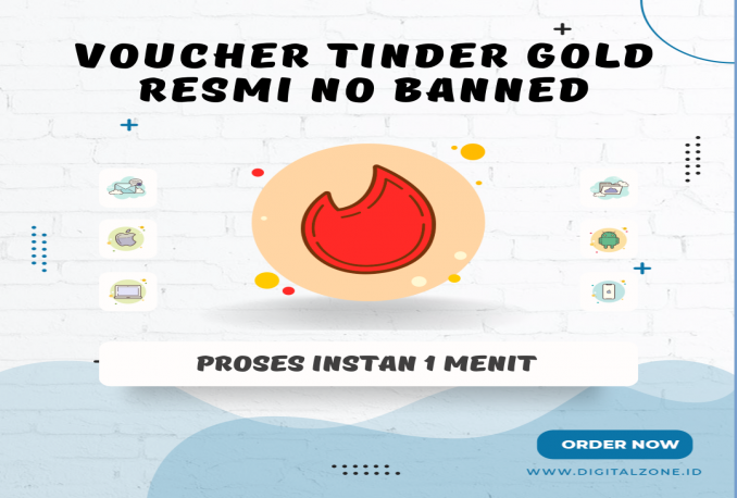 Jual Voucher Tinder Gold Premium 1 Bulan - P-Store.Net