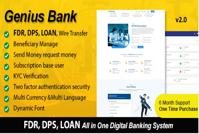 Jual Genius Bank - All in Digital One Banking System - P-Store.Net